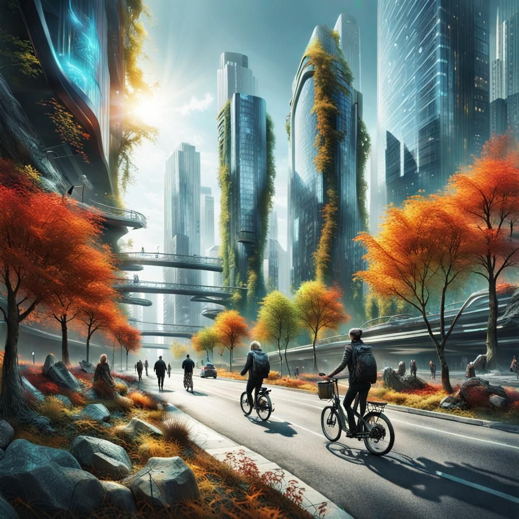 Utopia City #8 🌆🔮 - AI Generated Artwork - NightCafe Creator