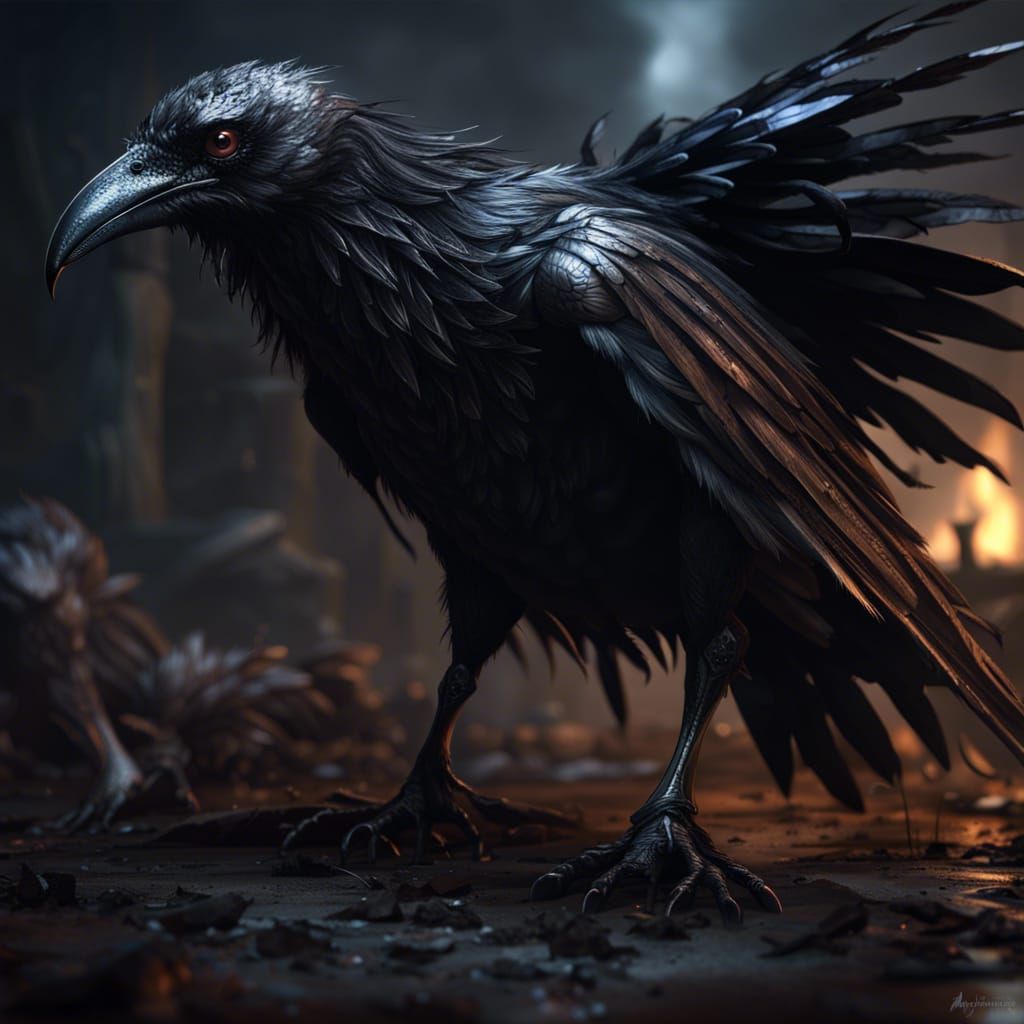crow - AI Generated Artwork - NightCafe Creator