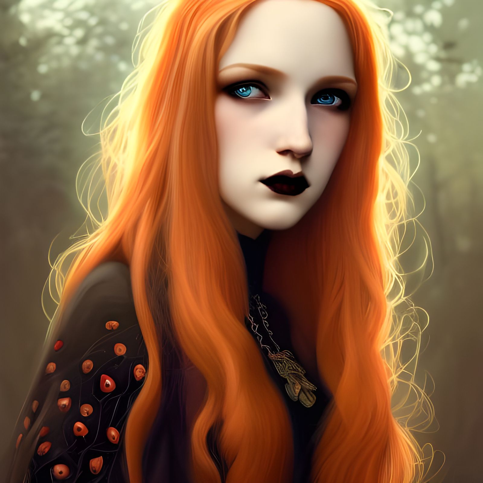 Irish gothic beauty - AI Generated Artwork - NightCafe Creator