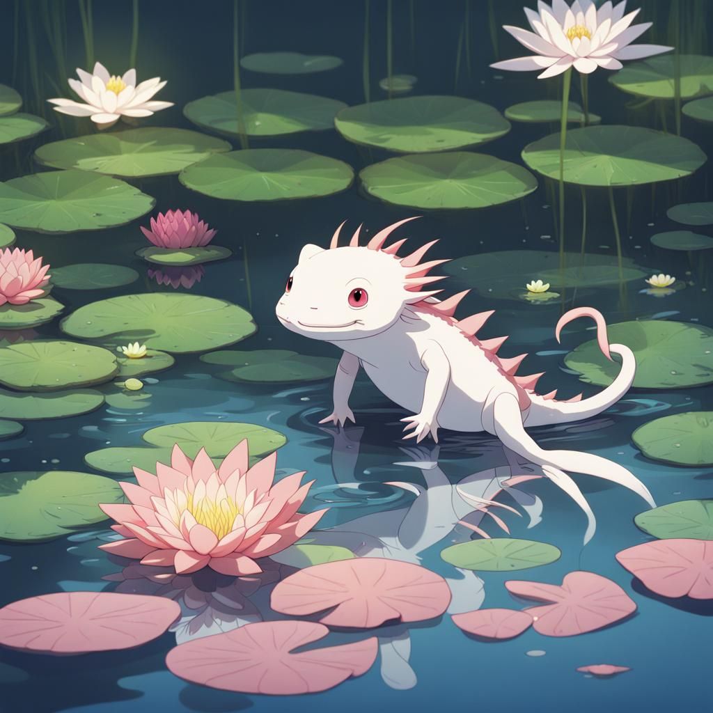 Axolotl - AI Generated Artwork - NightCafe Creator