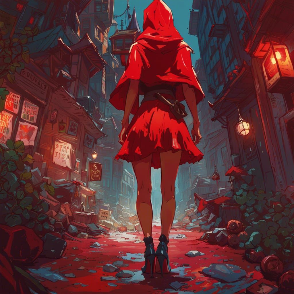 Fairy Tales: Red Riding Hood (Alternative Looks) - AI Generated Artwork ...