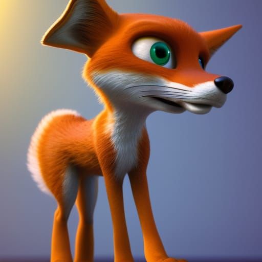 beautiful fox - AI Generated Artwork - NightCafe Creator