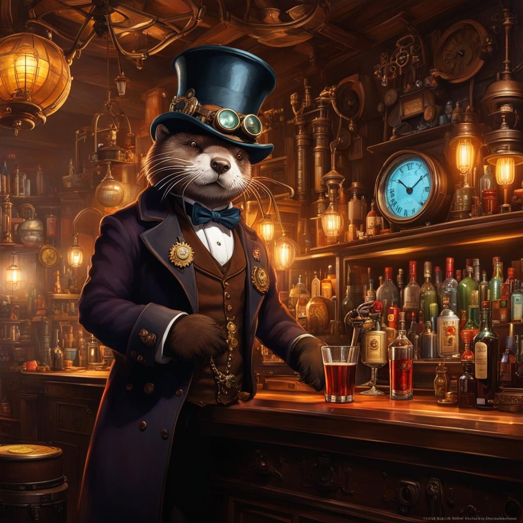 Mr. Otter - AI Generated Artwork - NightCafe Creator