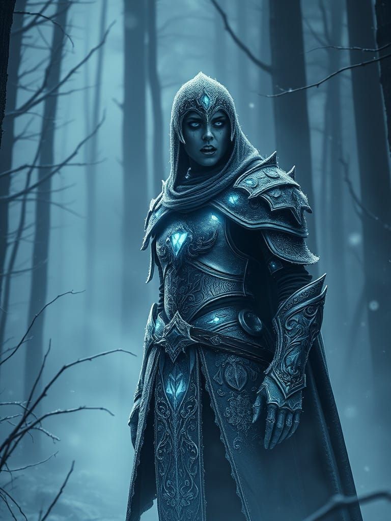 Frost knight woman - Frost knight woman
