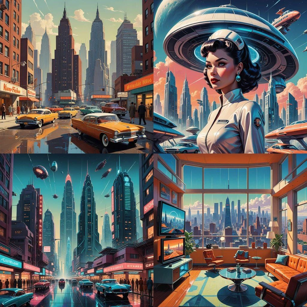 A look at 2025 from the 1950s. - Futuristic Vision of 1950s ...