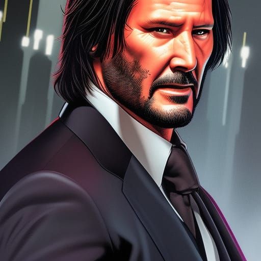 John Wick-The guy you send to kill the boogeyman - AI Generated Artwork ...