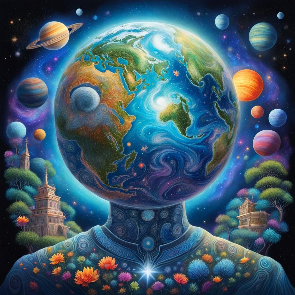 Earth Head Home - AI Generated Artwork - NightCafe Creator