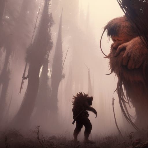 Big foot - AI Generated Artwork - NightCafe Creator