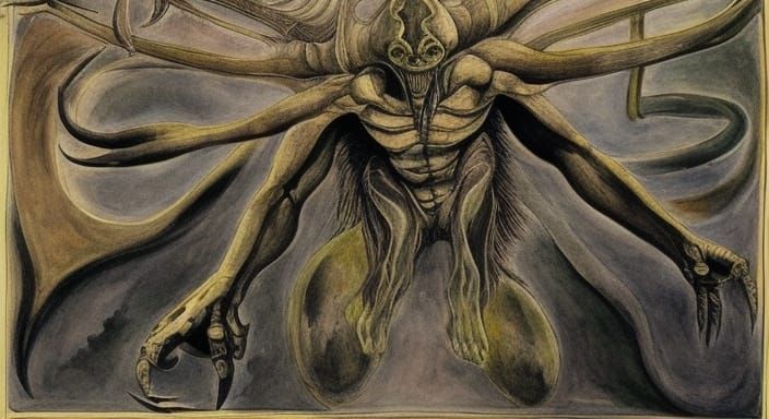 Engineer demon - AI Generated Artwork - NightCafe Creator