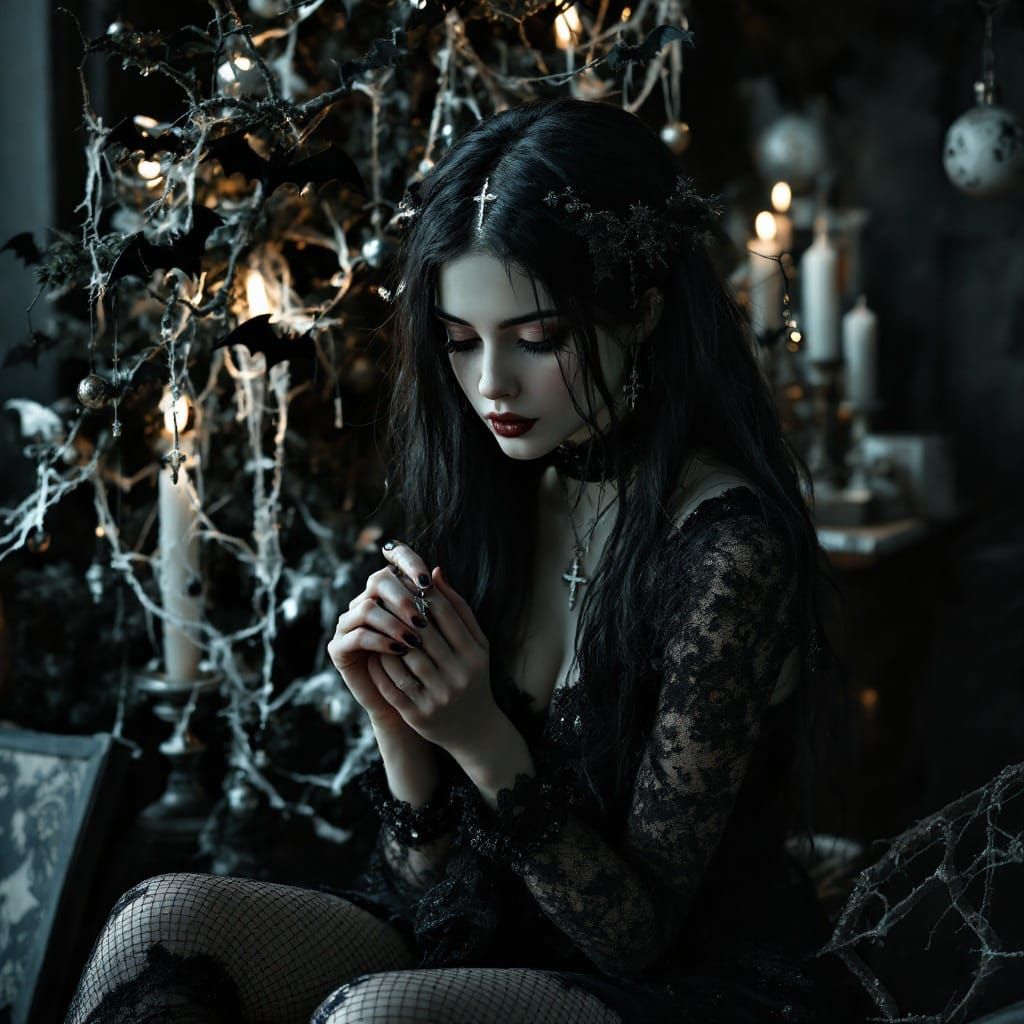 Goth Santa Girl 🖤 - Goth Santa Girl 🖤