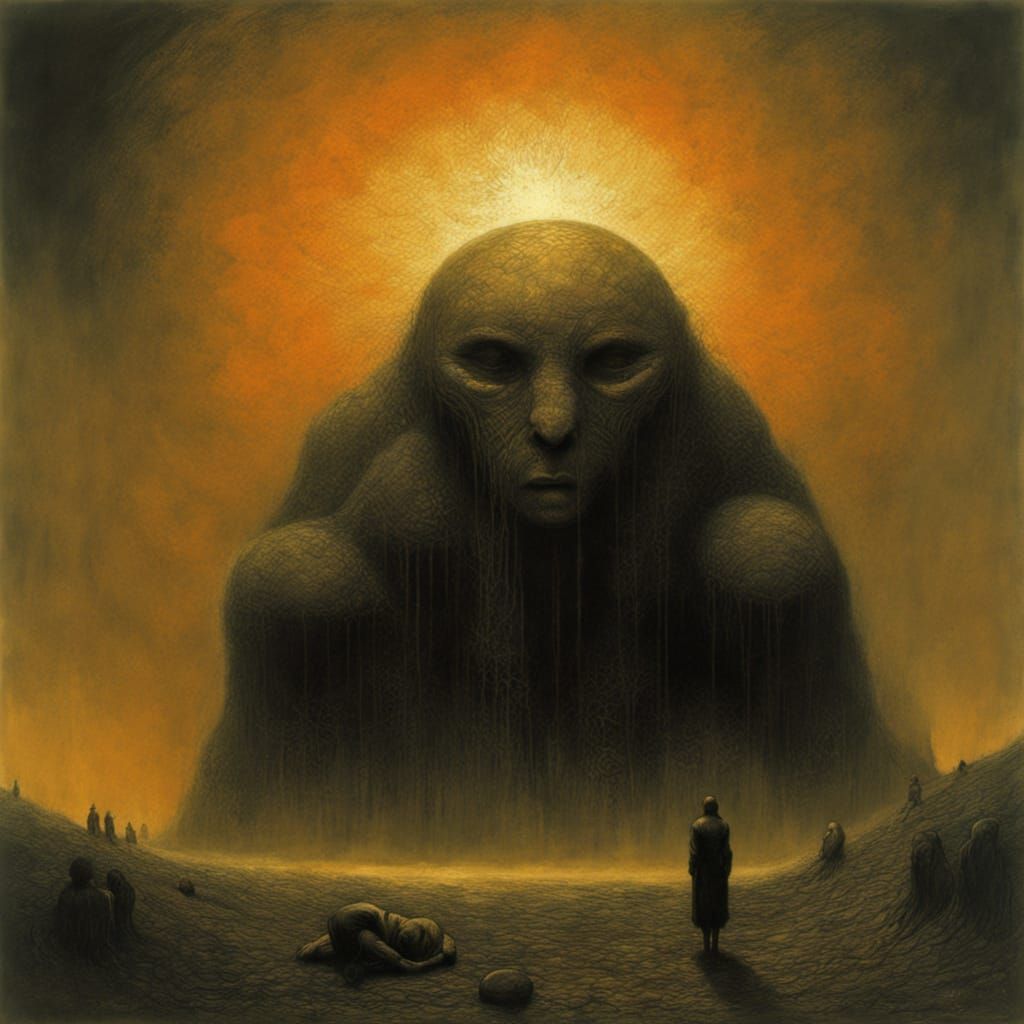 Surrealist Comic Book Illustrations Inspired by Zd... - AI Art