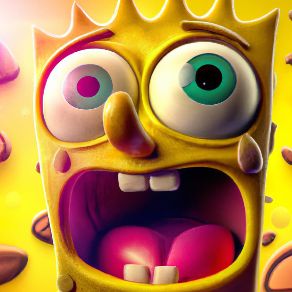 Chibified "Spongebob" - AI Generated Artwork - NightCafe Creator