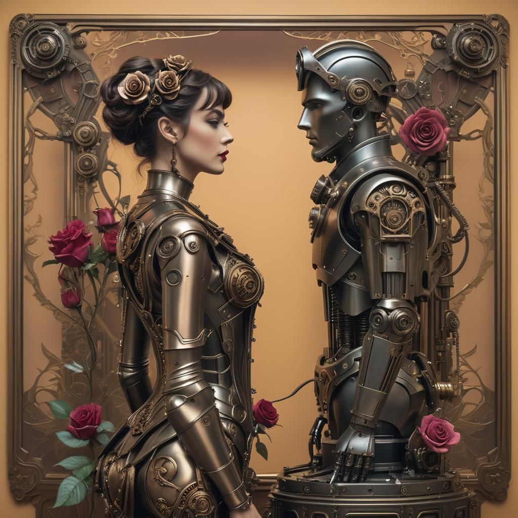 Love Of the Automatons - AI Generated Artwork - NightCafe Creator
