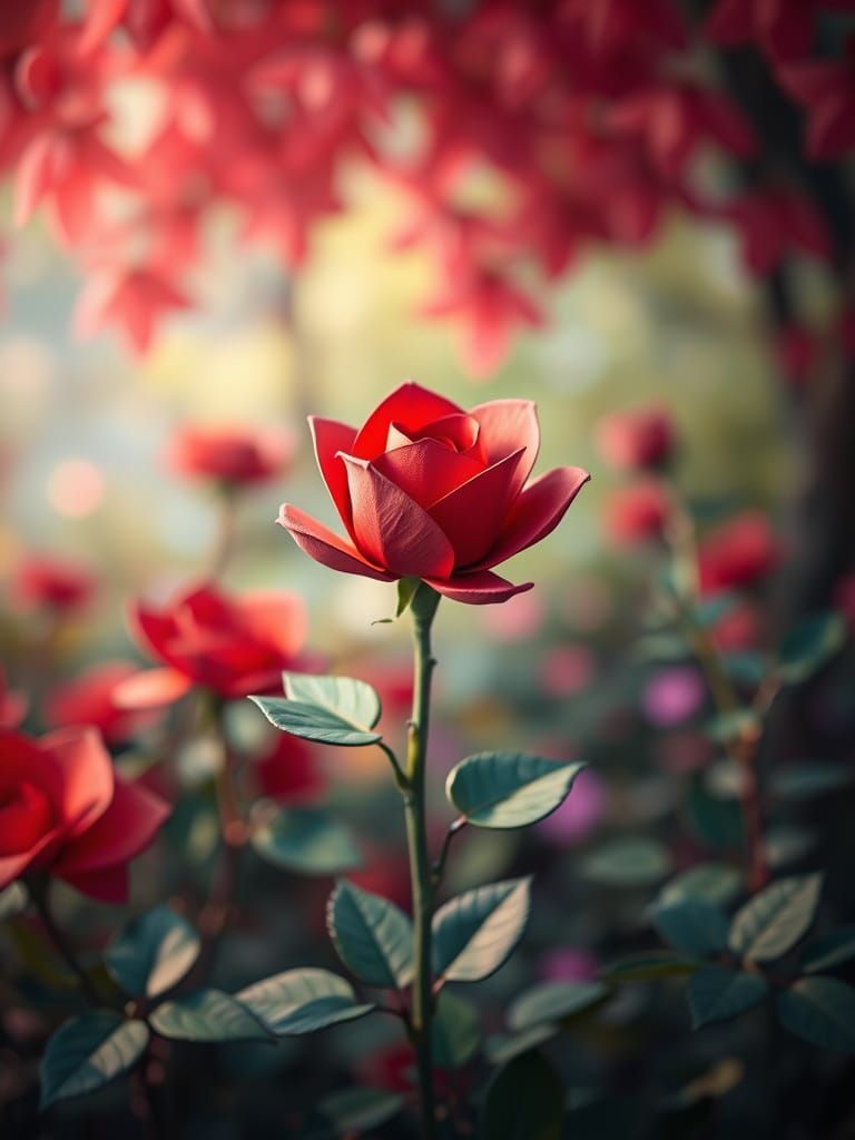 I know it's a bit of a cliché, but the red rose is my favorite flower