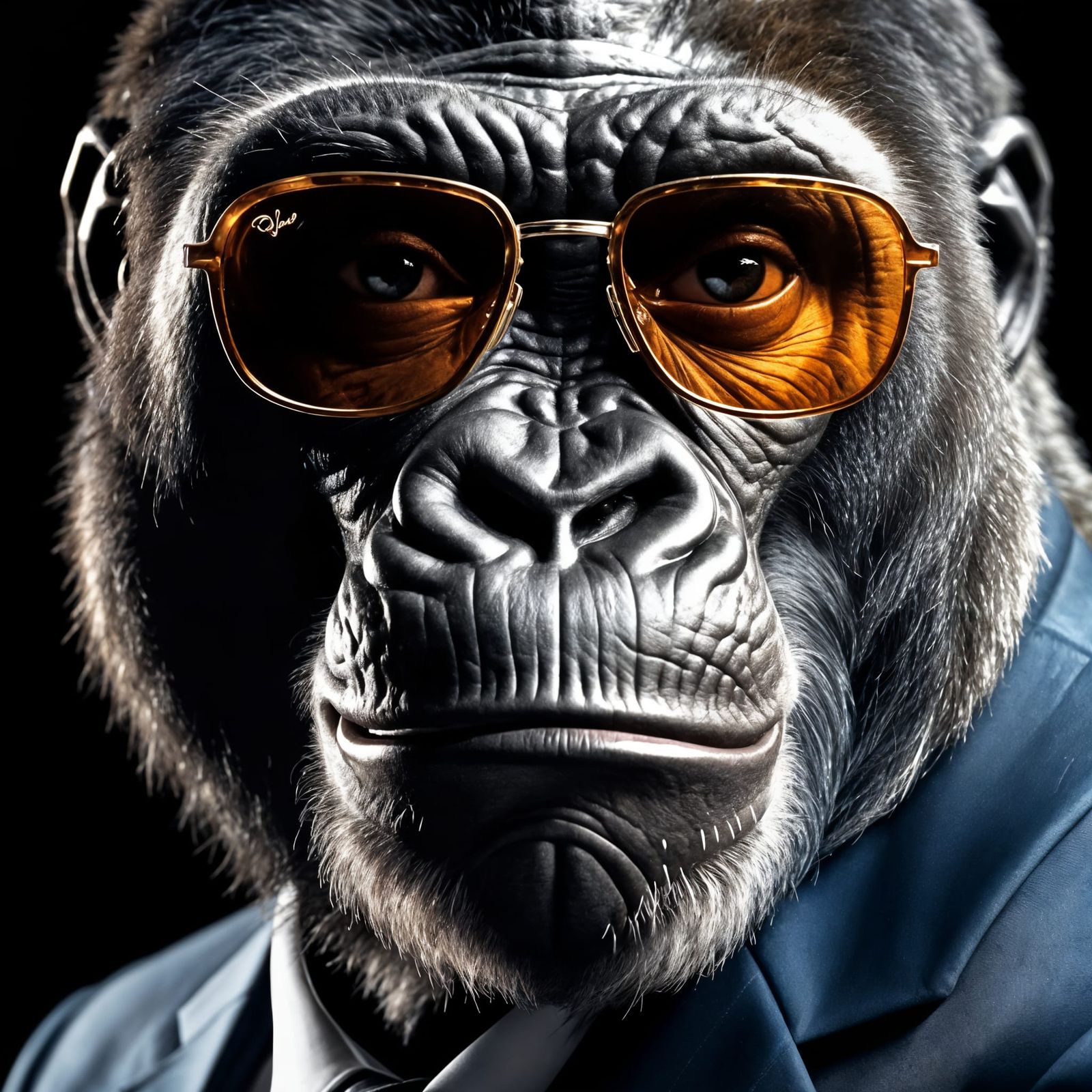 The Famous Phil Collins Drummer - Sleek Gorilla in Vintage S...