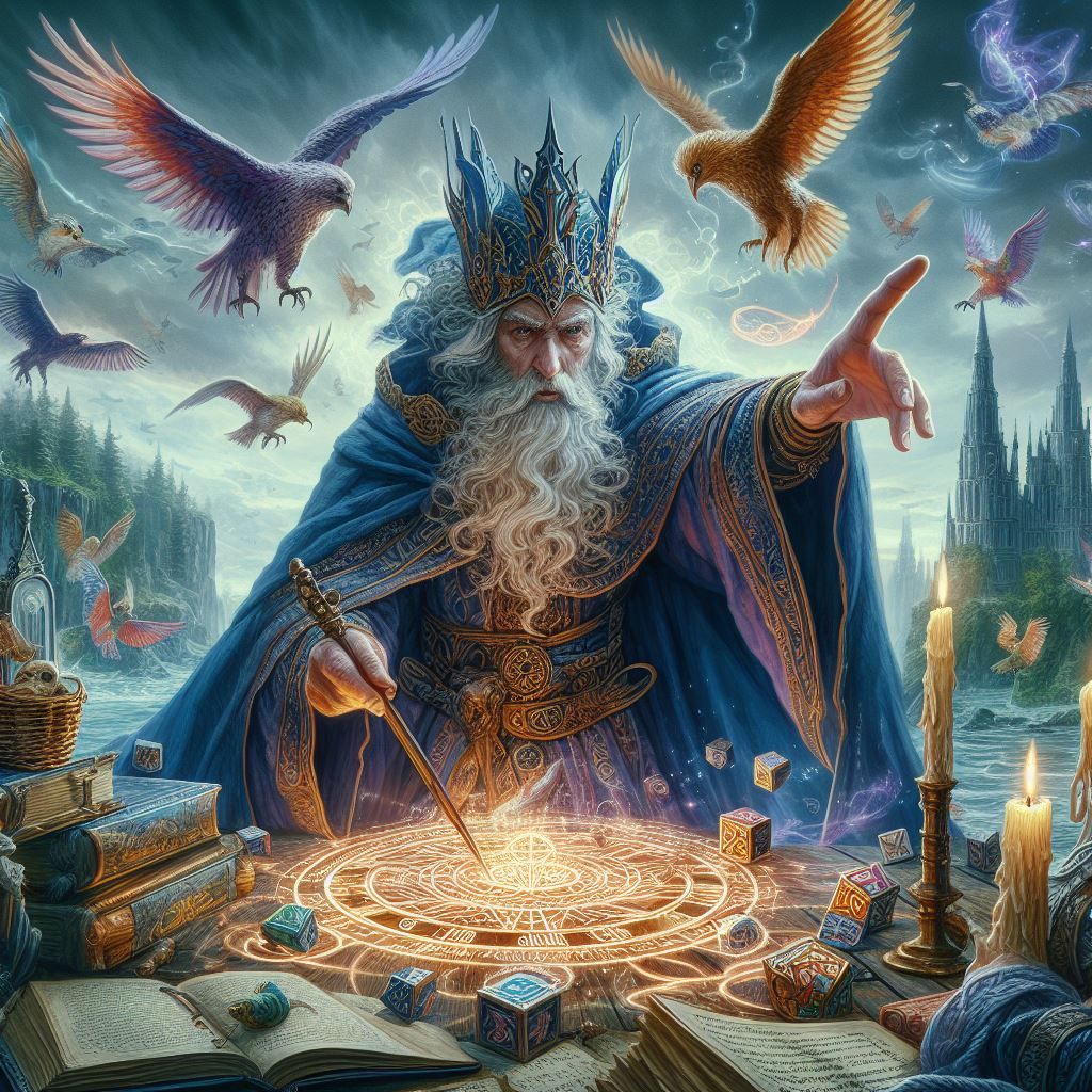 Merlin Spellcasting - AI Generated Artwork - NightCafe Creator