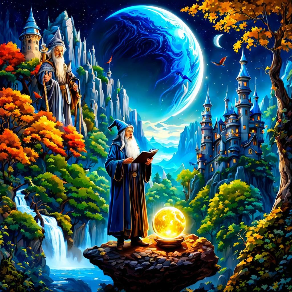 Just a wizard.... - AI Generated Artwork - NightCafe Creator