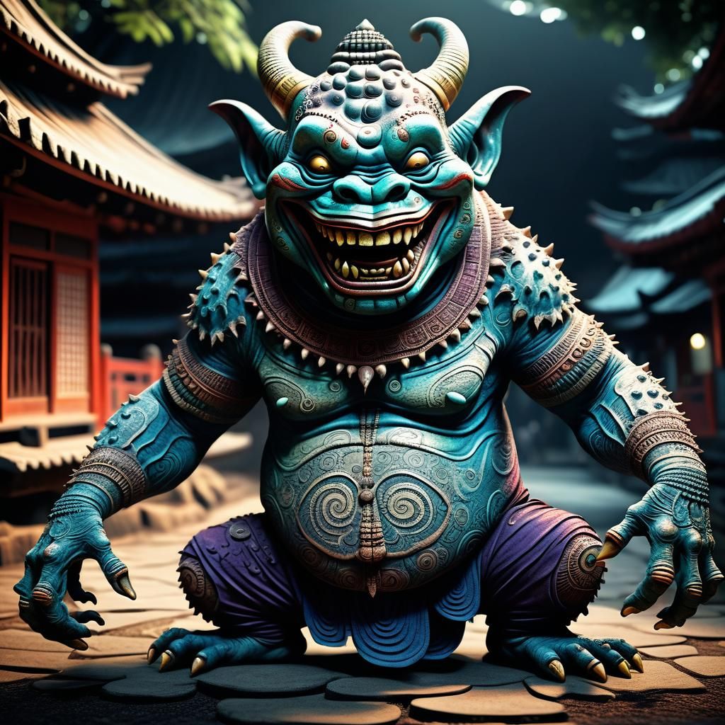 Buddha Monster - AI Generated Artwork - NightCafe Creator