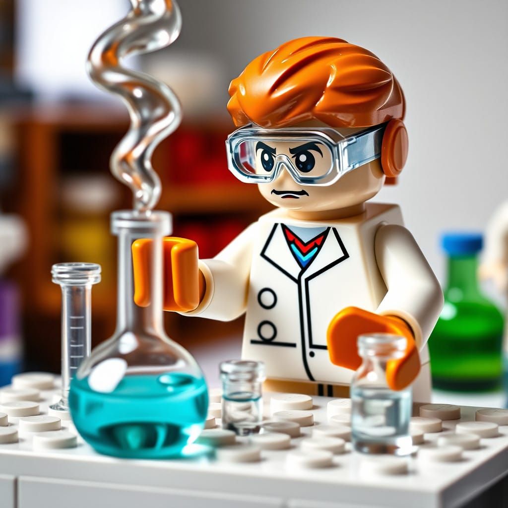 Lego Chemistry 1 - Safety First! - Chemical Experiments in a...