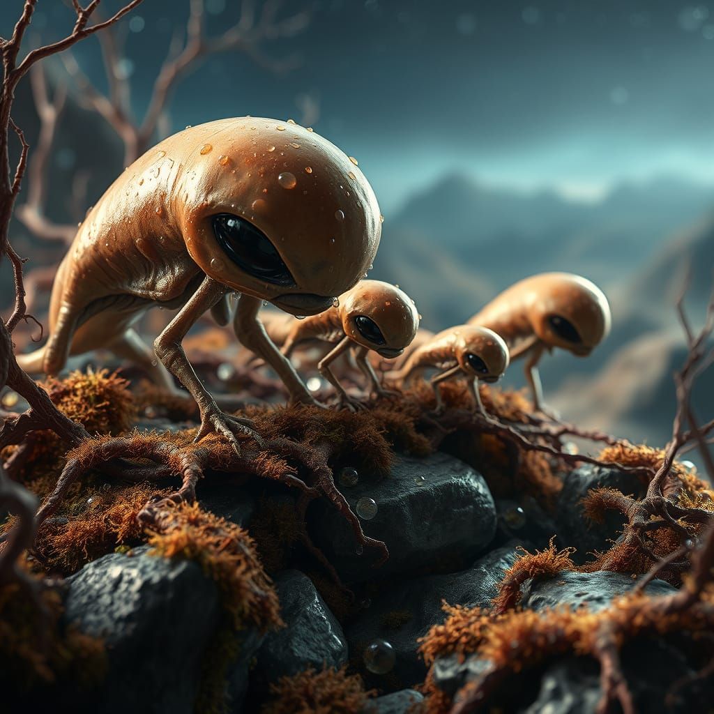 Unknown life forms - Mysterious Alien Life Forms in an Ether...