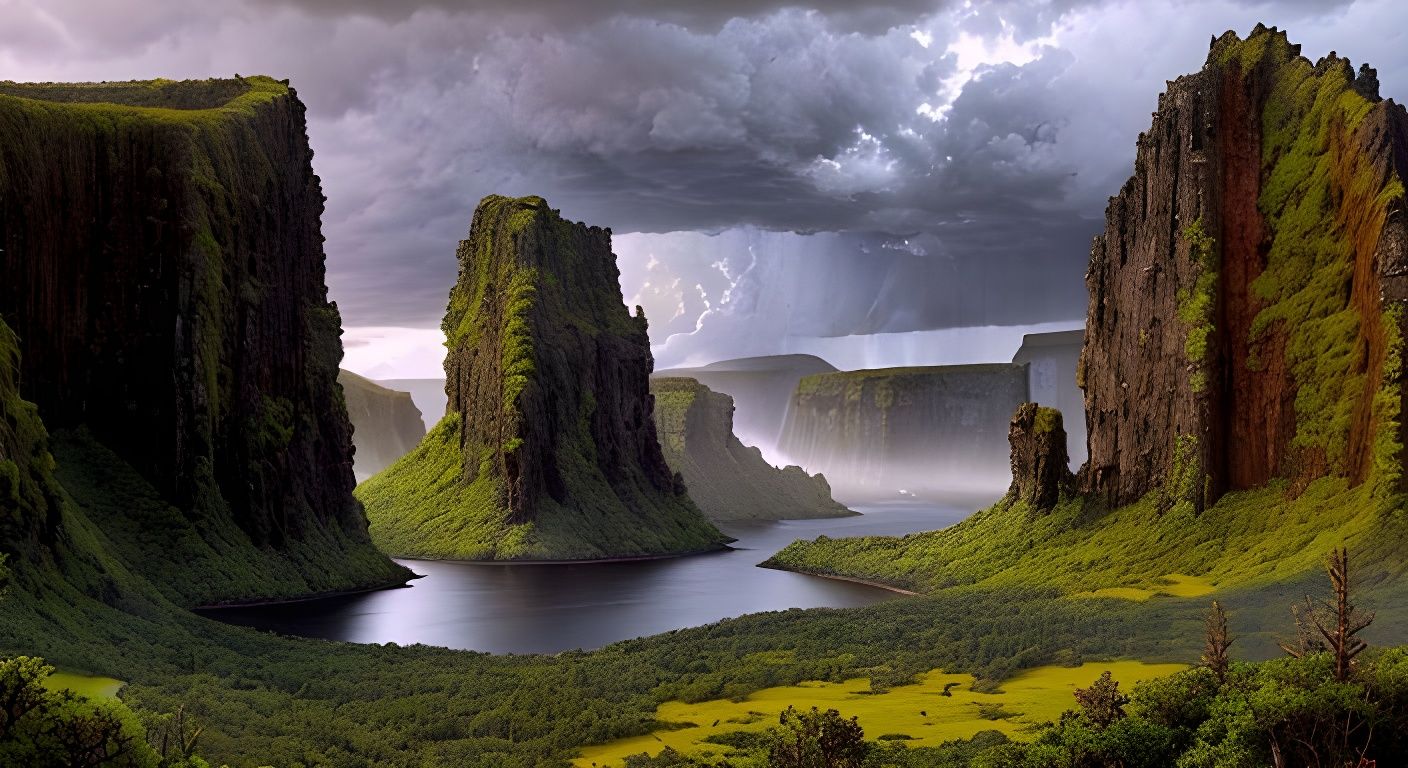 Landscape #6 - AI Generated Artwork - NightCafe Creator