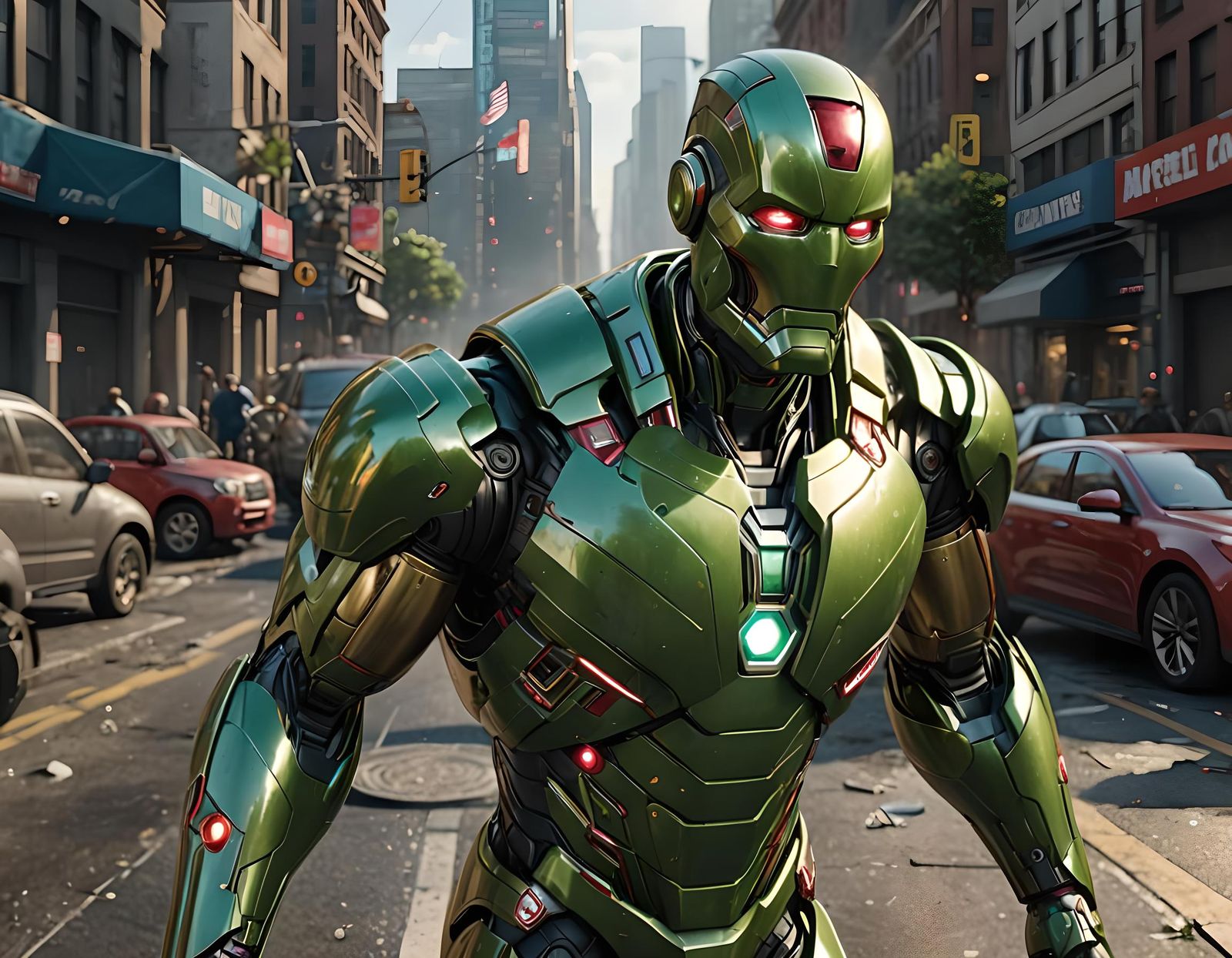The vision, the android from the Avengers - AI Generated Artwork ...
