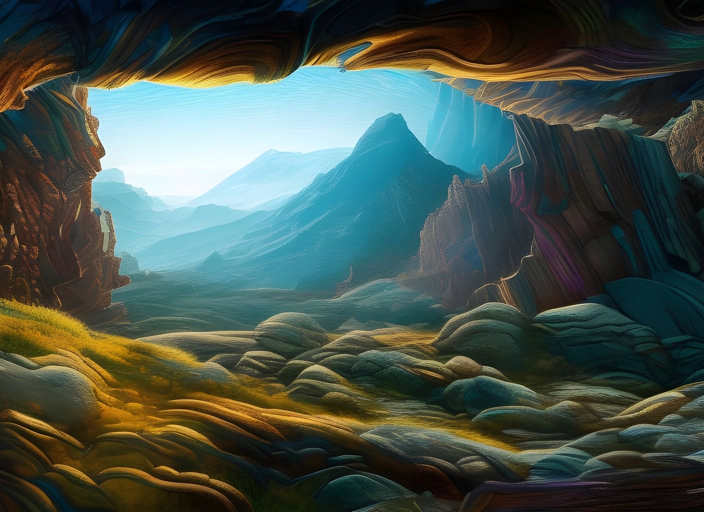 The Cavern - AI Generated Artwork - NightCafe Creator