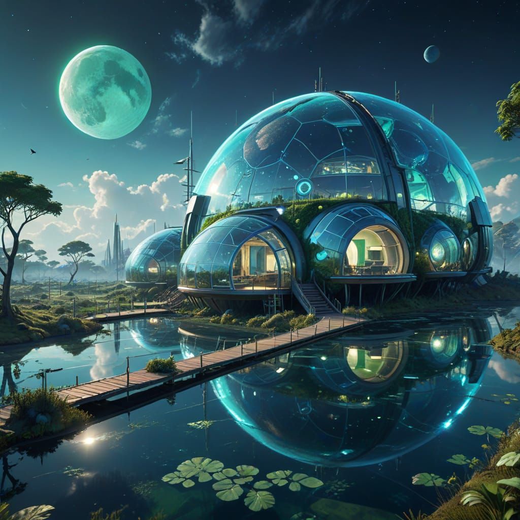 Solarpunk Settlement - Solarpunk Settlement