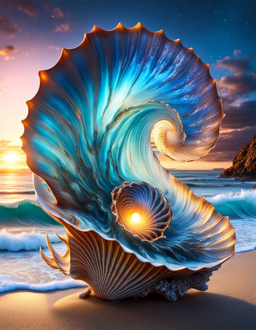 Shell fantasy - AI Generated Artwork - NightCafe Creator