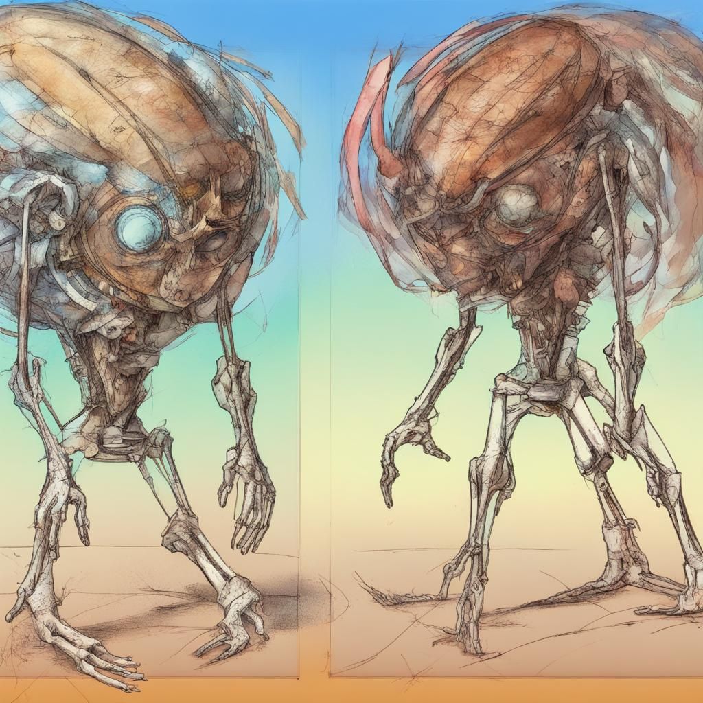 Drawing aliens - AI Generated Artwork - NightCafe Creator