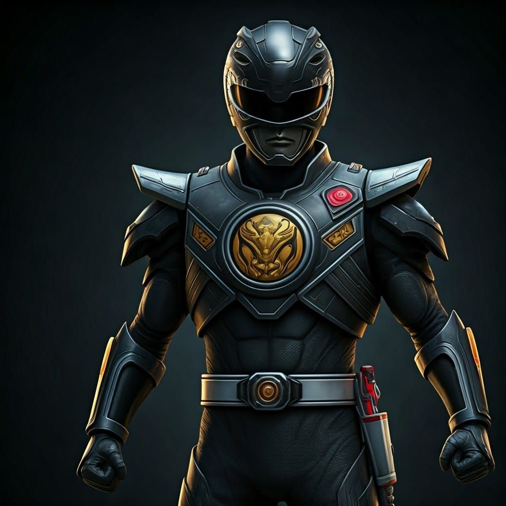 Black power ranger costume - Black power ranger costume