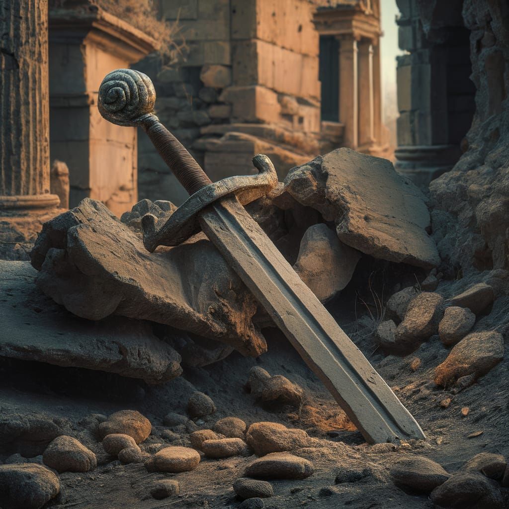 The legendary "Snail sword" discovered! - AI Generated Artwork ...
