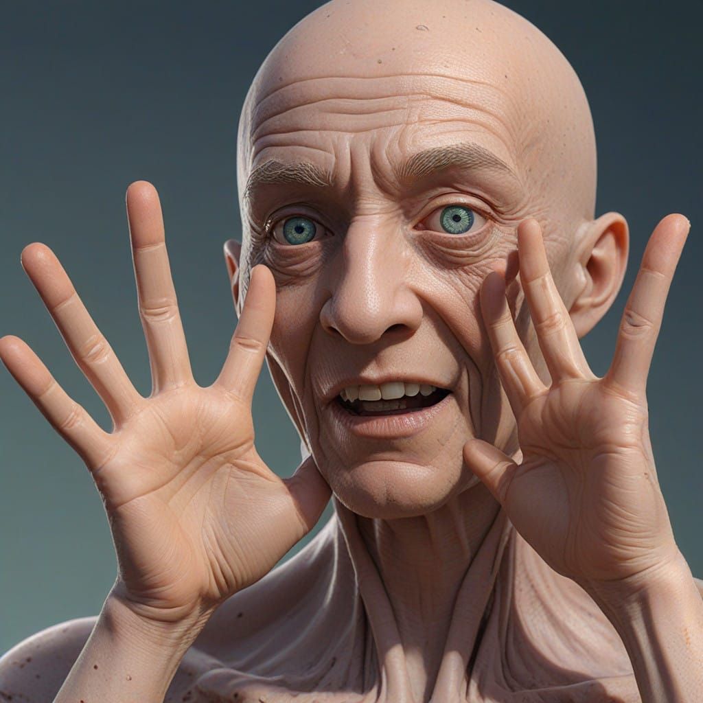 Hyper-surreal negative prompt 5 - Hyperrealistic Nightmare: