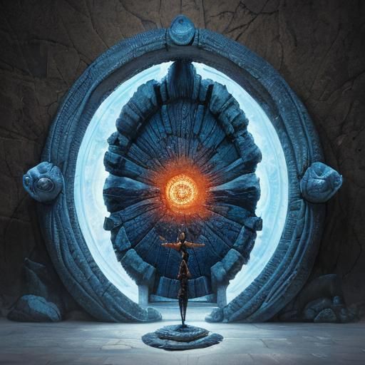 photorealistic strange paleozoic creature 3-foot praying "dimensional ...