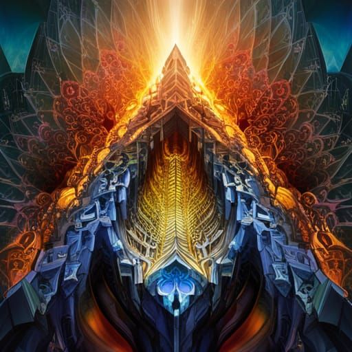 Crystal Math Adept, mysterious, hyperdetailed intricate design, ornate ...