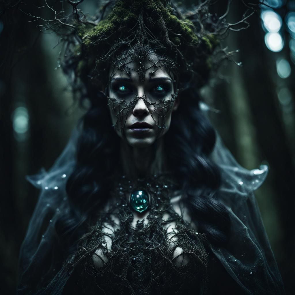 Evil goddess of nature - AI Generated Artwork - NightCafe Creator