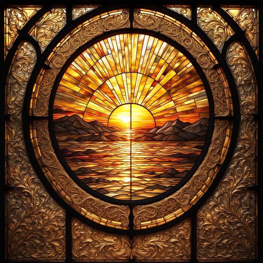Golden Sunrise - AI Generated Artwork - NightCafe Creator