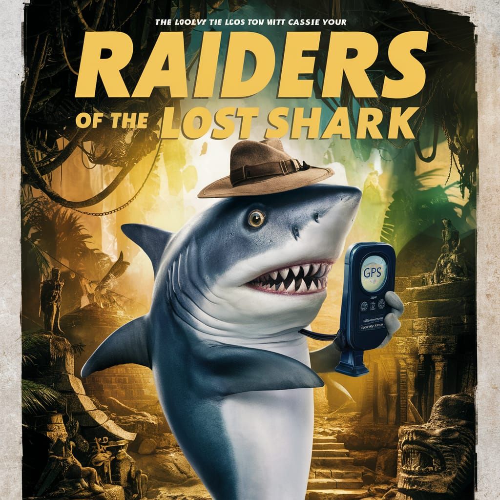 Raiders of the Lost Shark - AI Generated Artwork - NightCafe Creator