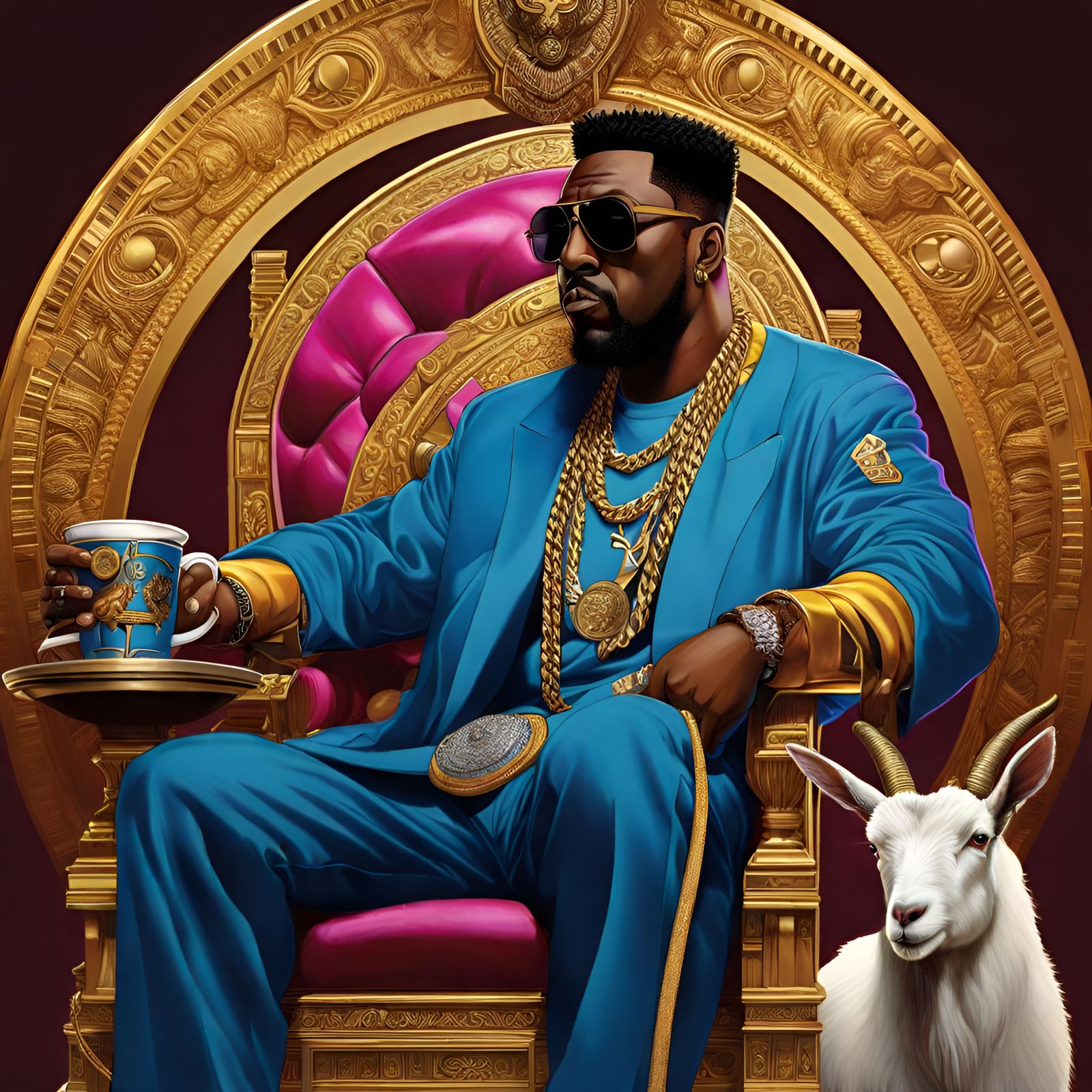 "Big Daddy Kane (G.O.A.T.)" - AI Generated Artwork - NightCafe Creator