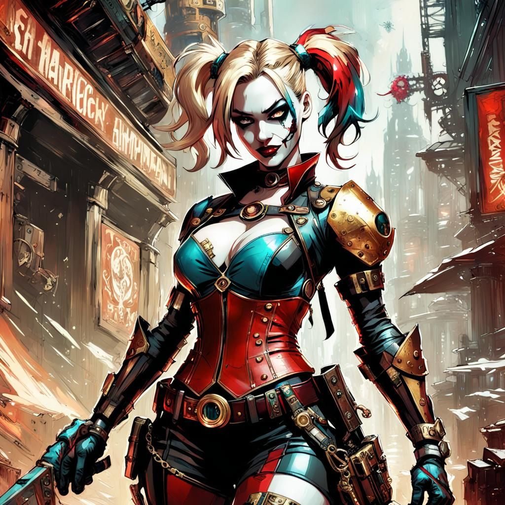 Harley Quinn - AI Generated Artwork - NightCafe Creator