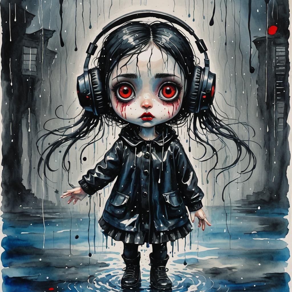 Raindrop Music - AI Generated Artwork - NightCafe Creator