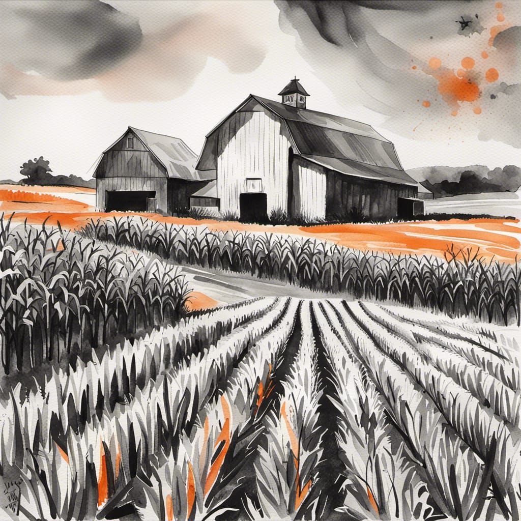 The barn - AI Generated Artwork - NightCafe Creator