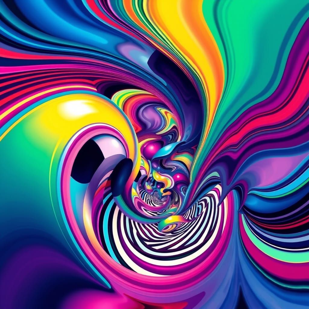 🌀 Optical Illusions Abstract Patterns