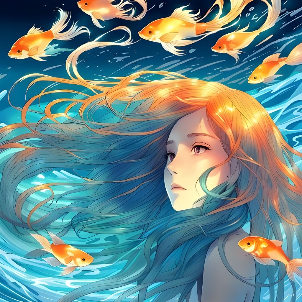 In a shoal - AI Generated Artwork - NightCafe Creator