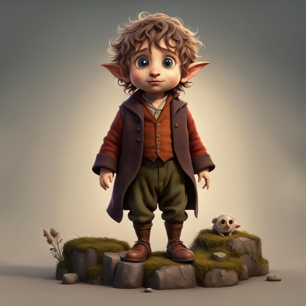 Bilbo Baggins - AI Generated Artwork - NightCafe Creator
