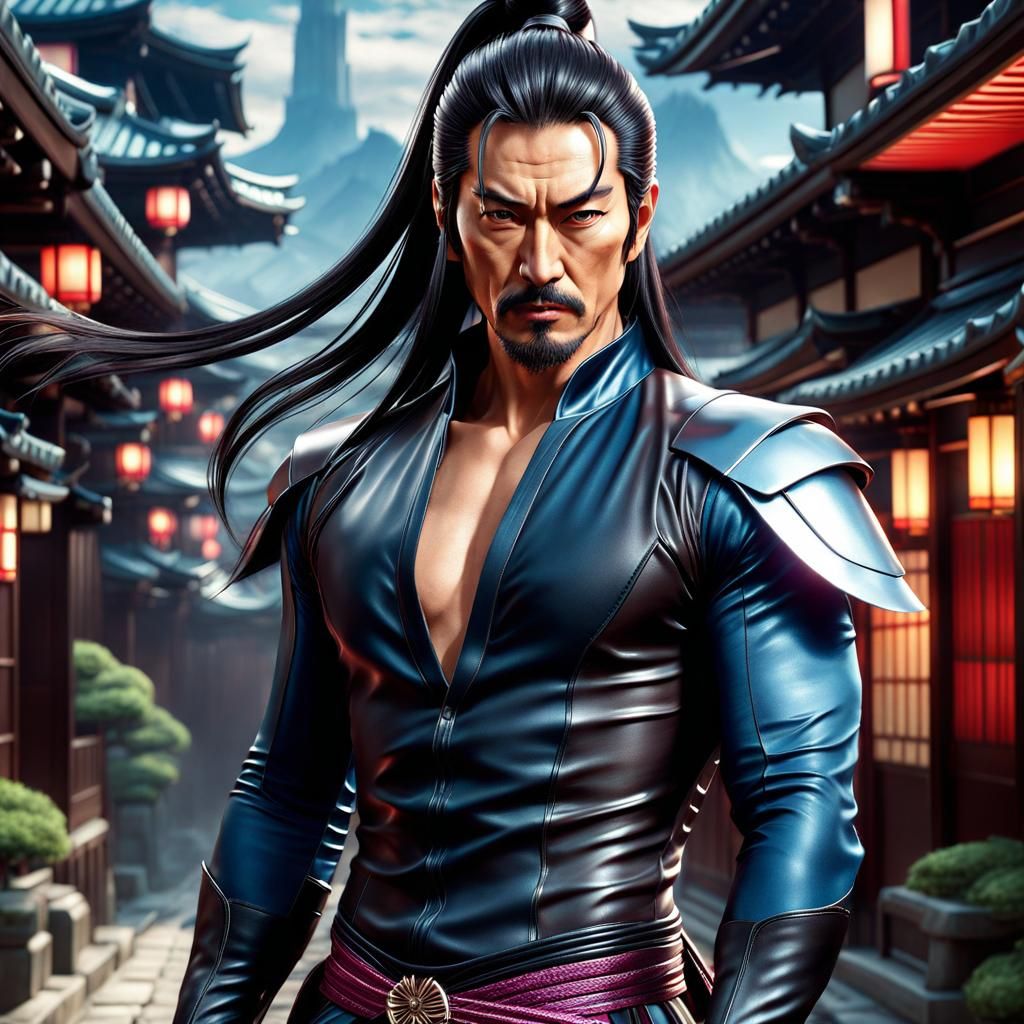 Cyber Ronin Vengeance - AI Generated Artwork - NightCafe Creator