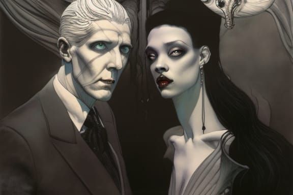 Sir Hades & Lady Persephone - AI Generated Artwork - NightCafe Creator