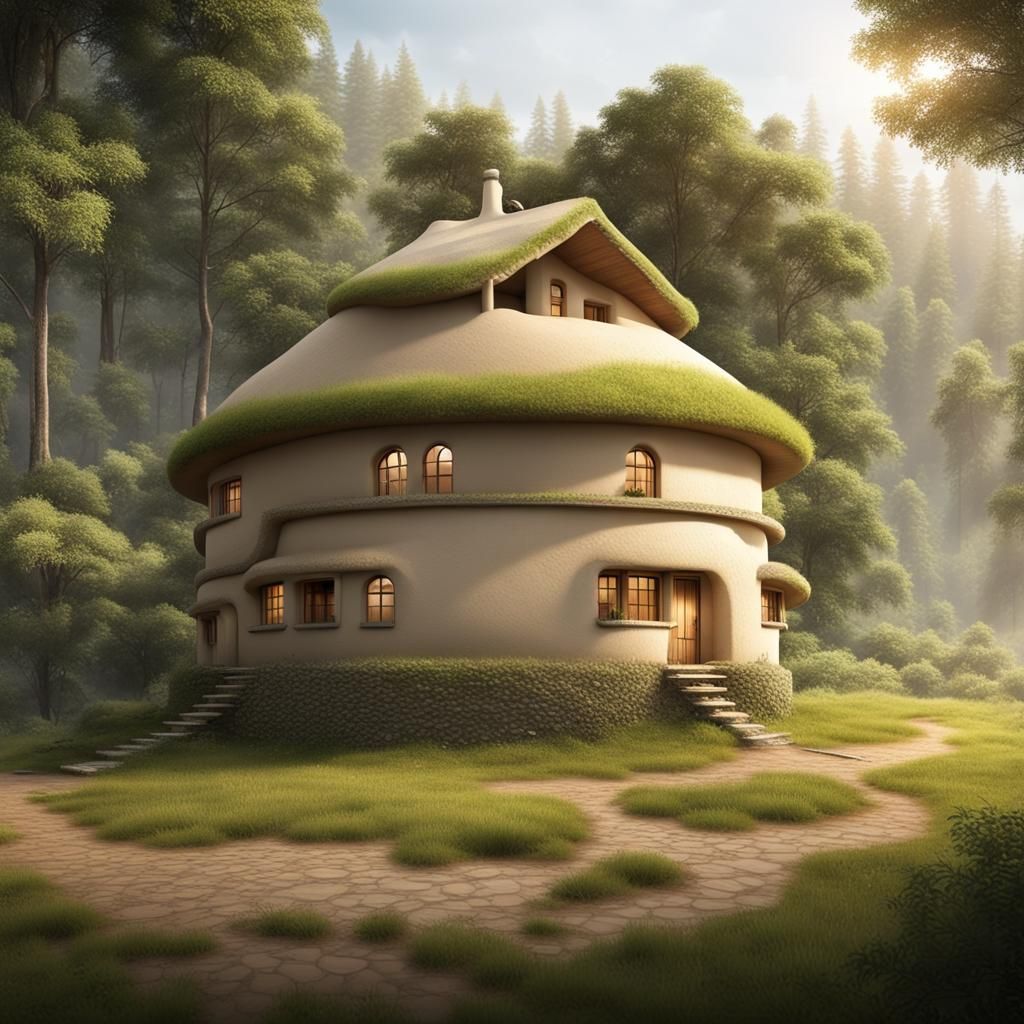 The Round House - AI Generated Artwork - NightCafe Creator