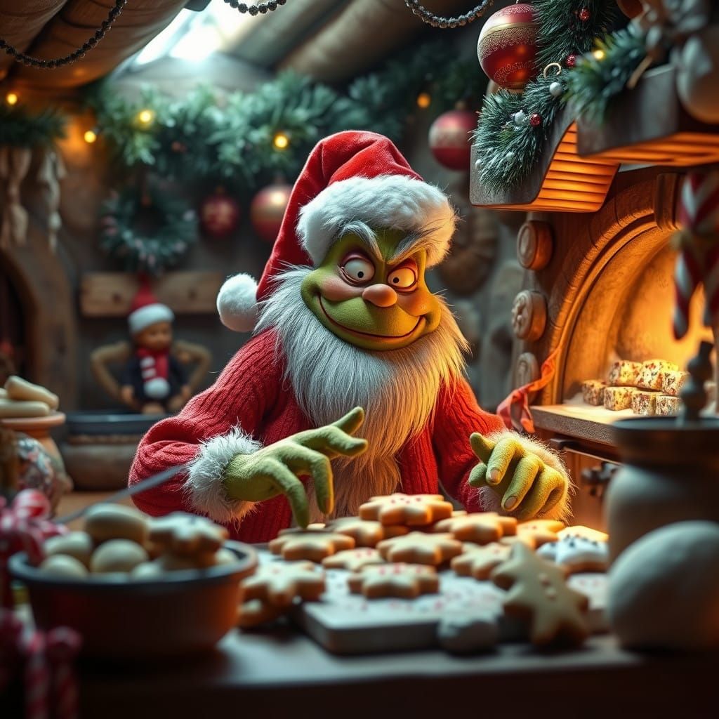 Grinch backt Plätzchen - Grinch Bakes Traditional German Ch...