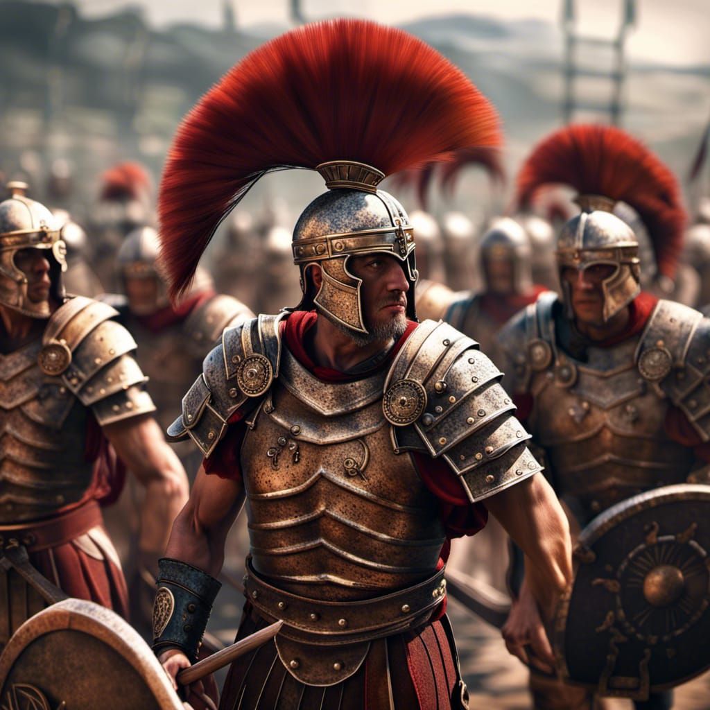 Roman Centurions - AI Generated Artwork - NightCafe Creator